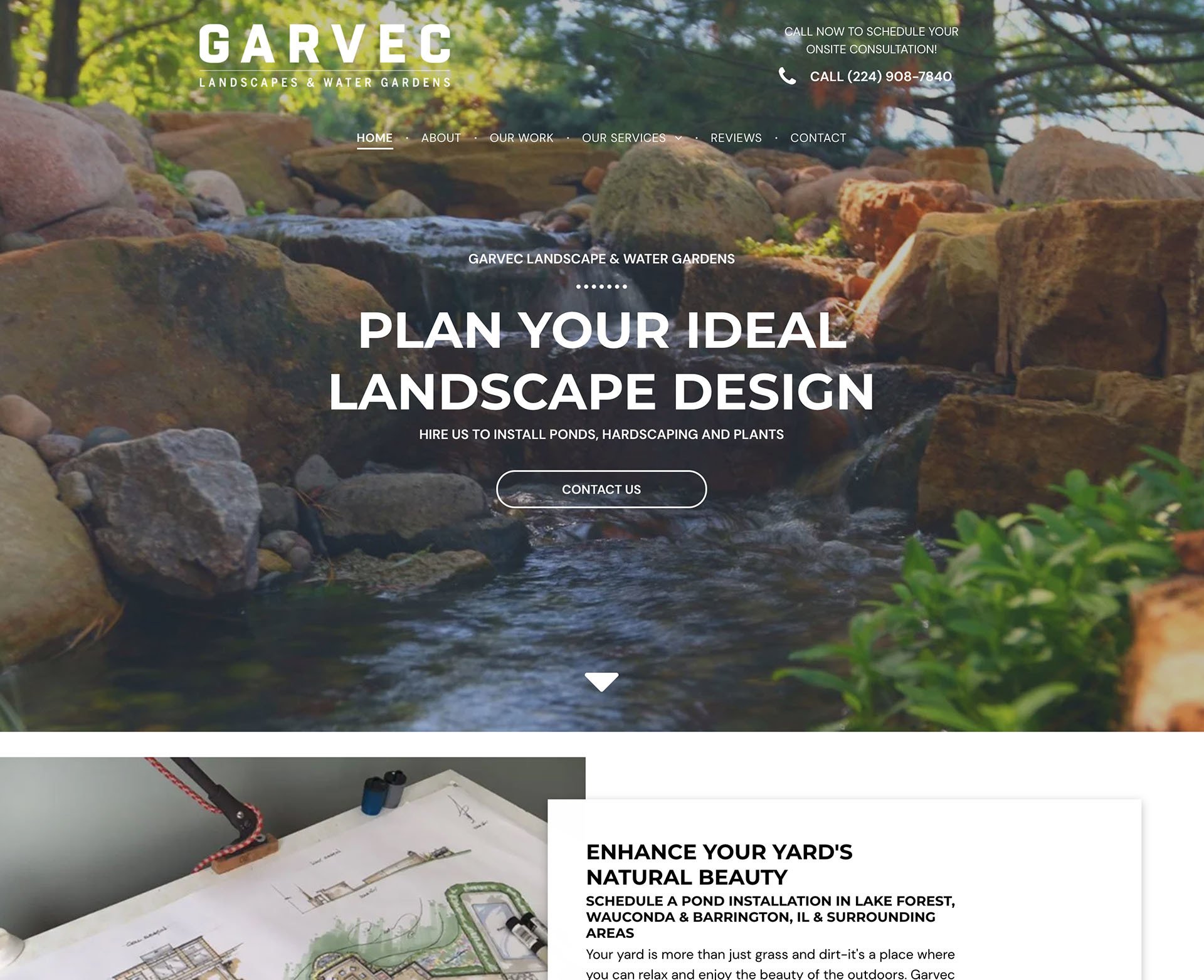 Landscape & Tree Portfolio | Engage Website Design