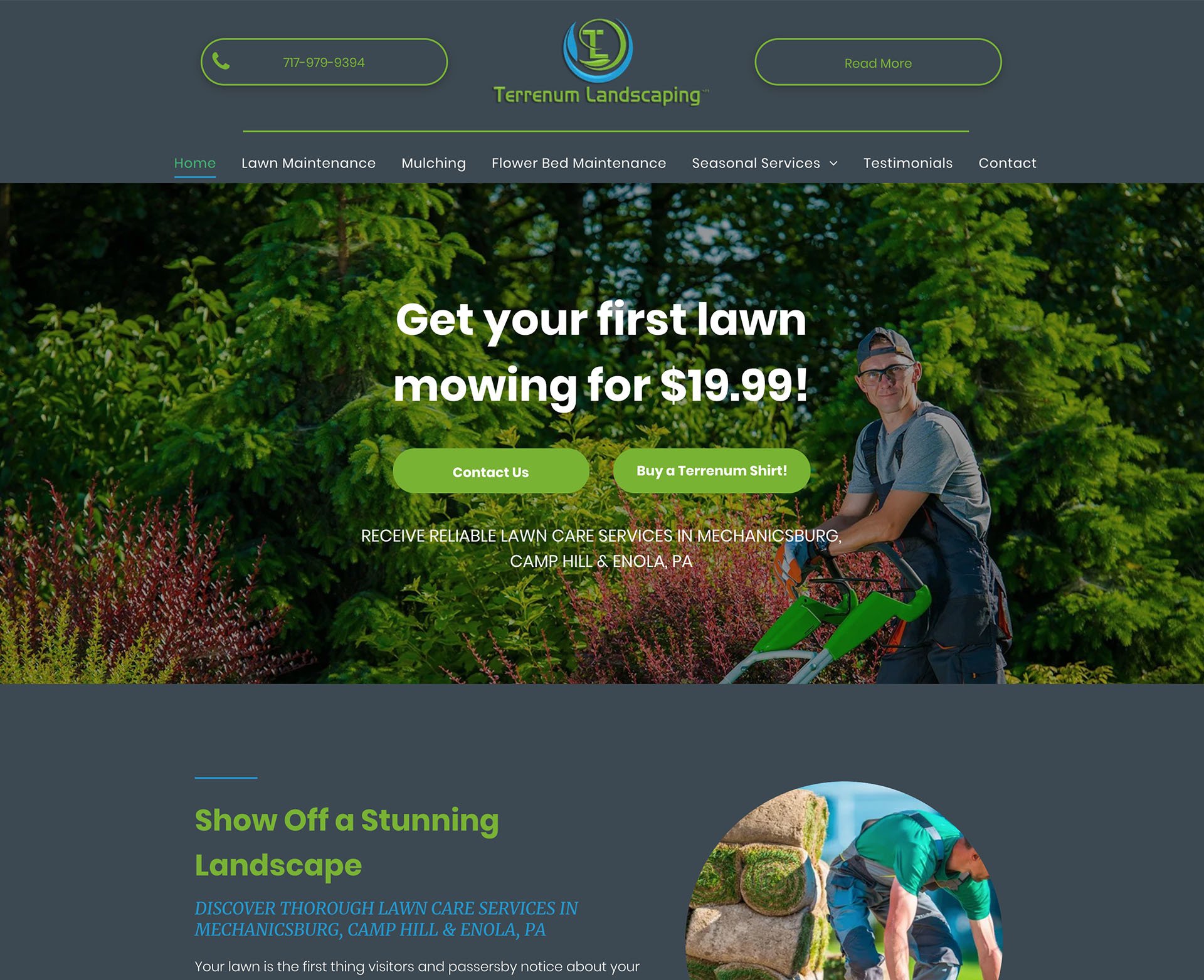 Landscape & Tree Portfolio | Engage Website Design