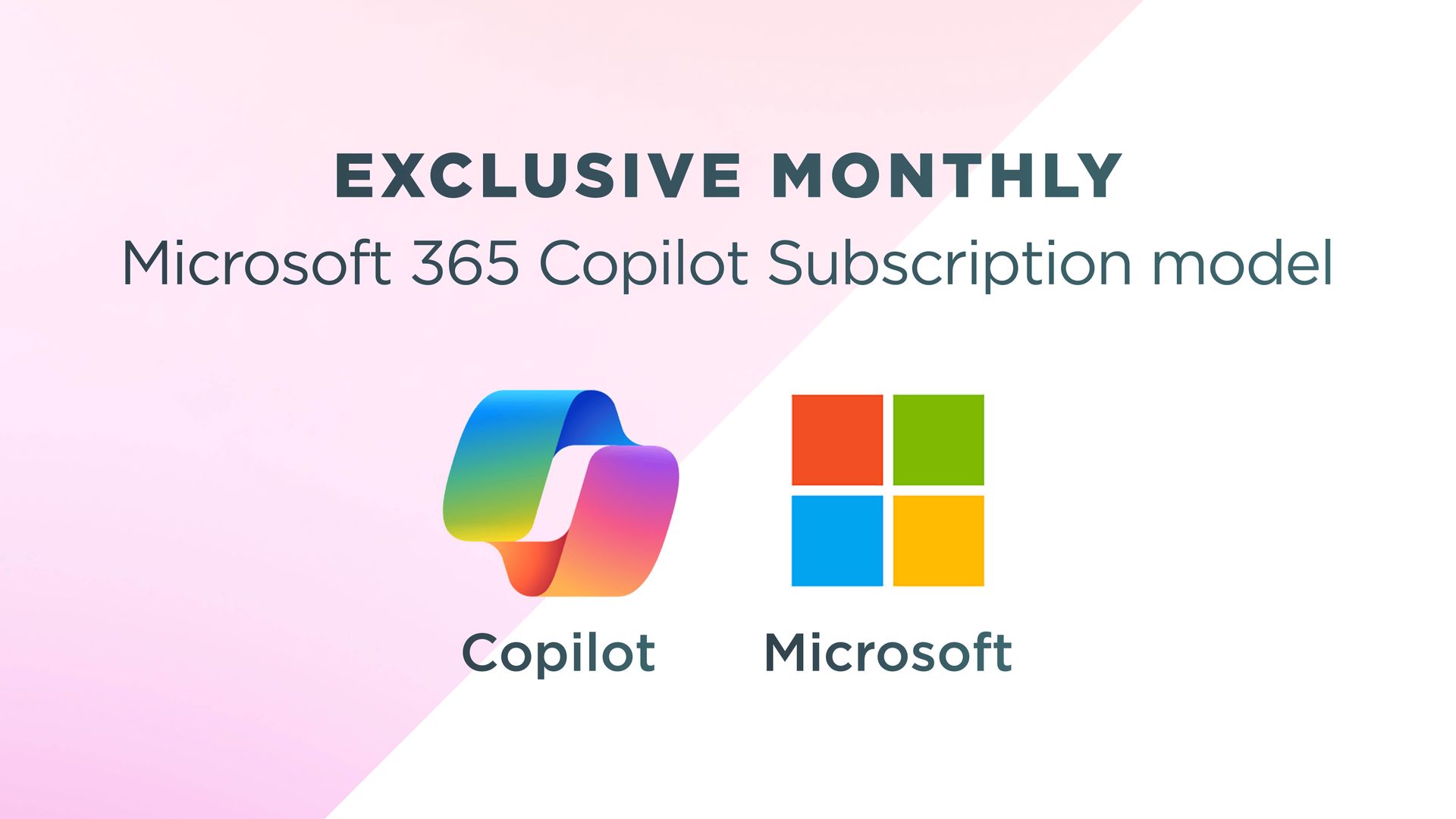 NEW Microsoft 365 Copilot Subscription model