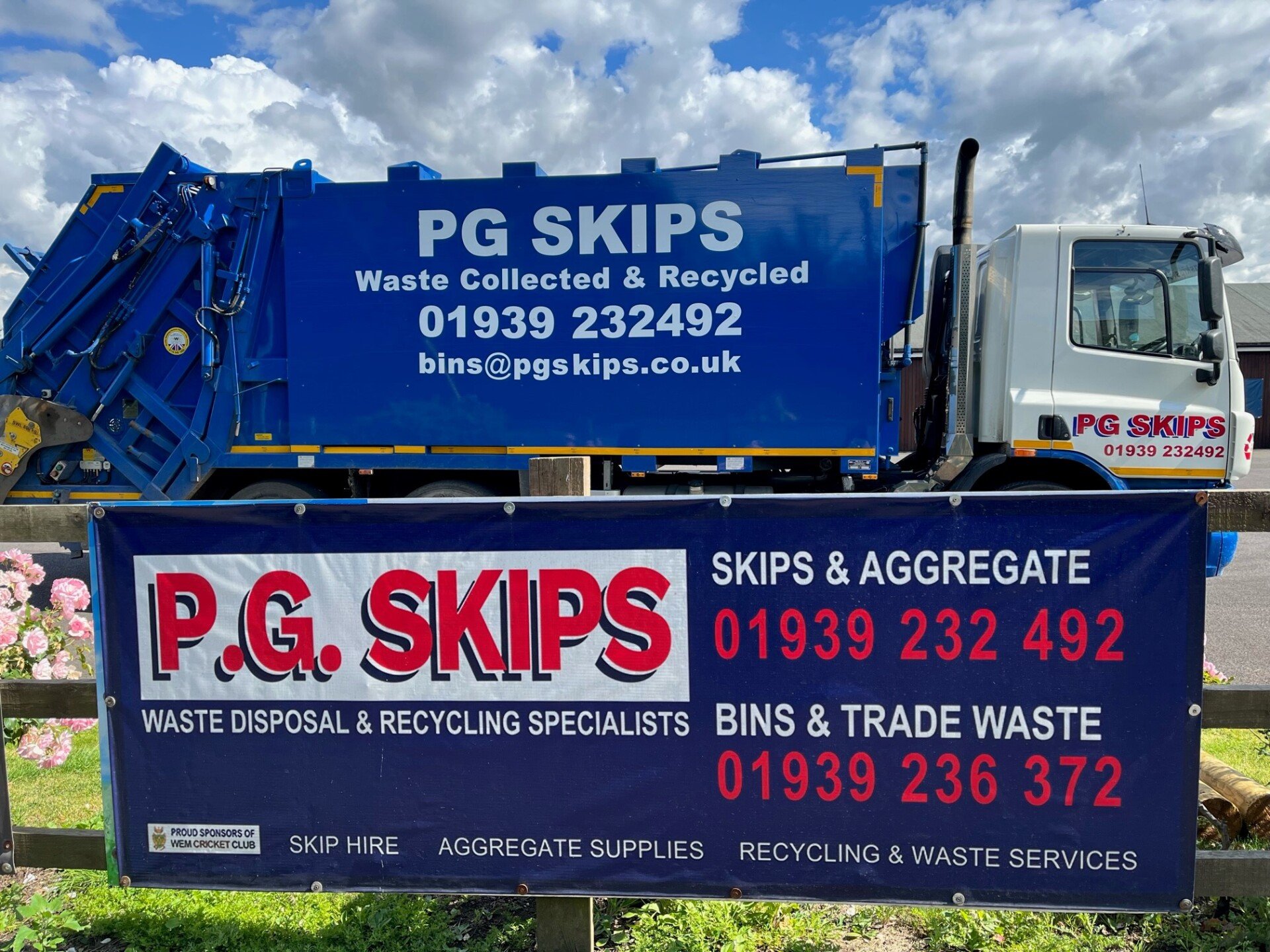 Waste disposal in Shrewsbury, PG Skips Ltd