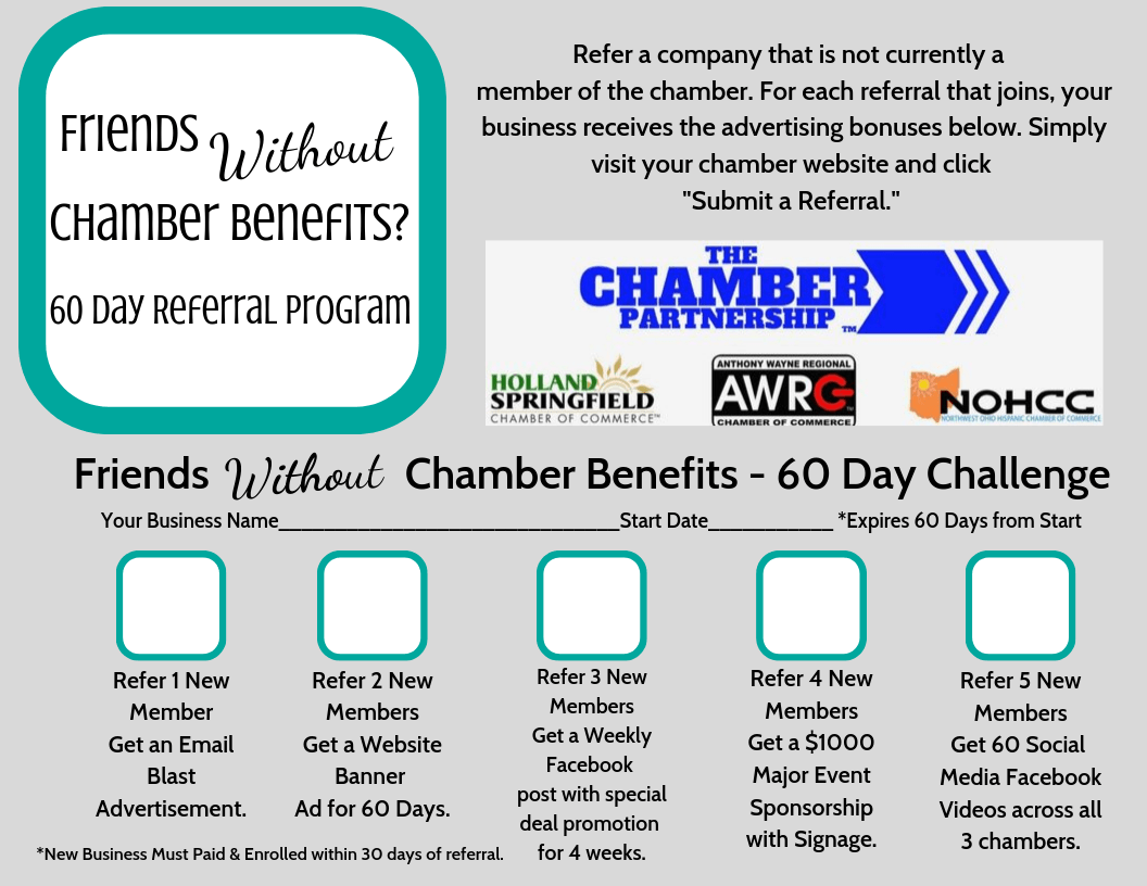 Friends Without Chamber Benefits