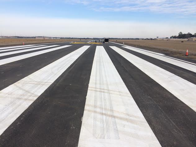 Aircraft Runway Striping | Pensacola, FL | Emerald Coast Striping