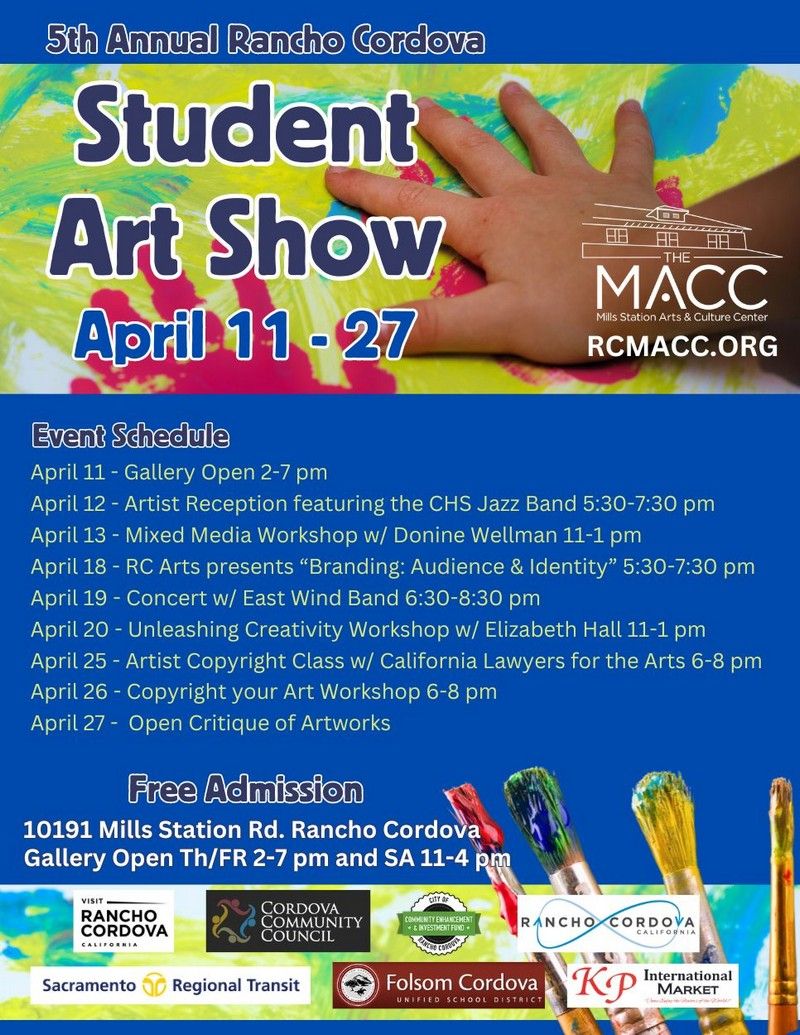 5th Annual Rancho Cordova Student Art Show