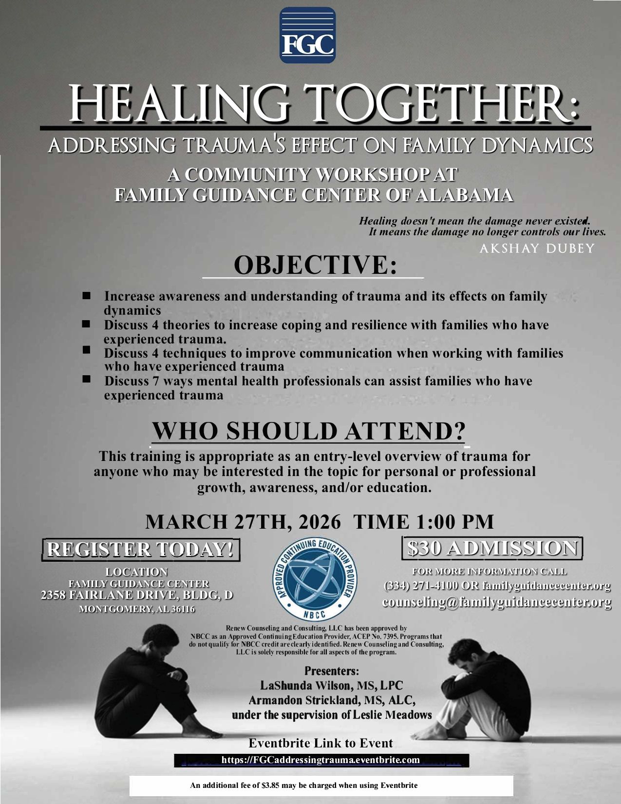 Counseling Services | Family Guidance Center of Alabama