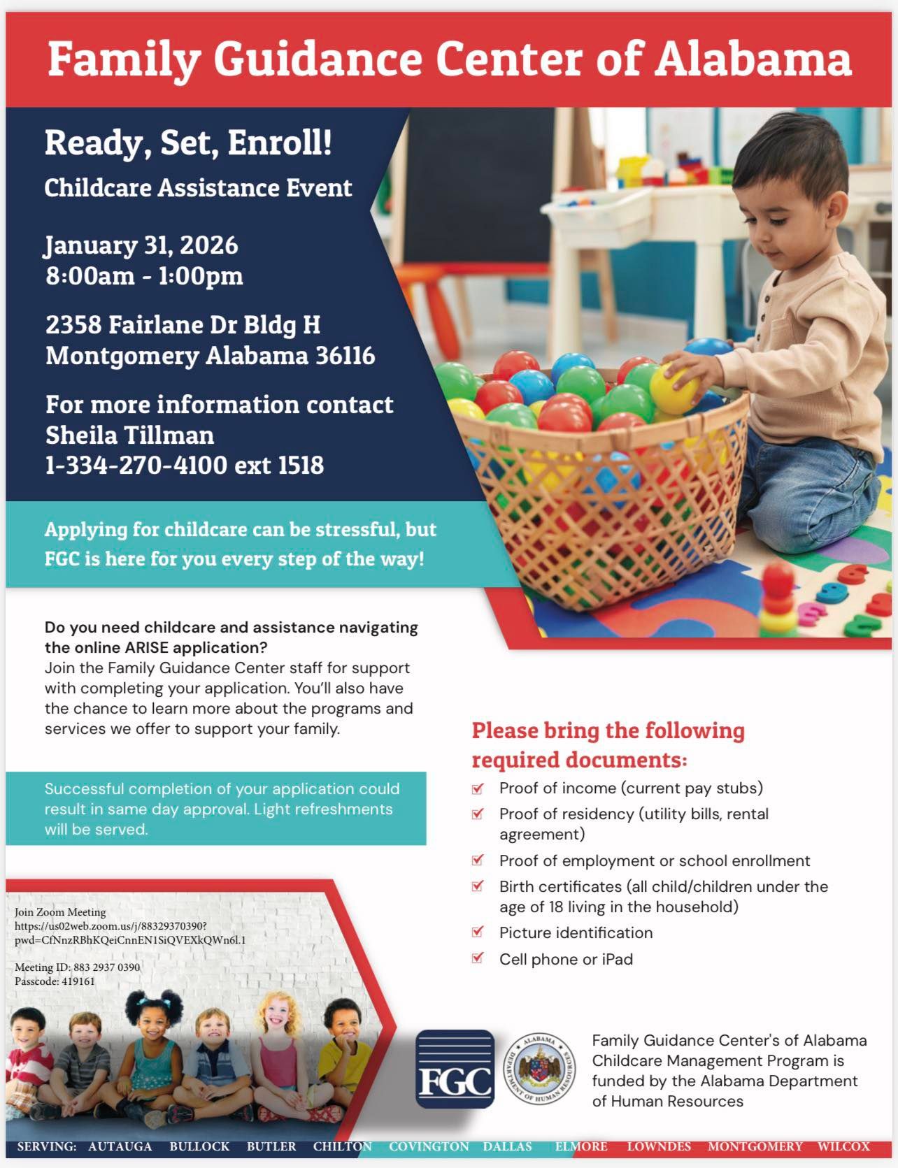 Ready Set Enroll | Family Guidance Center of Alabama