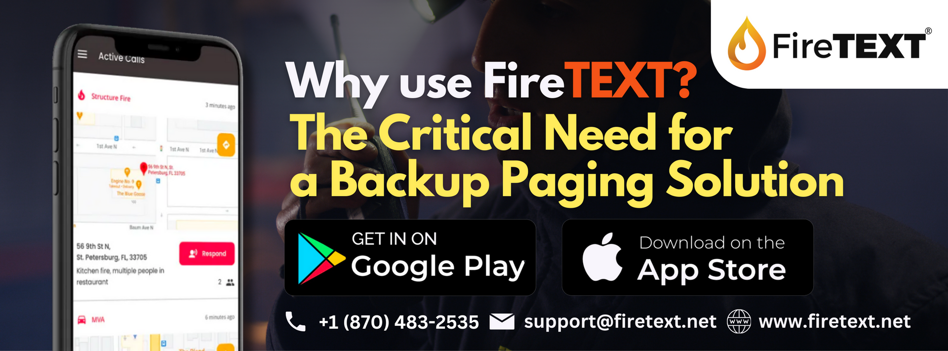 Why Use FireTEXT®? The Critical Need for a Backup Paging Solution