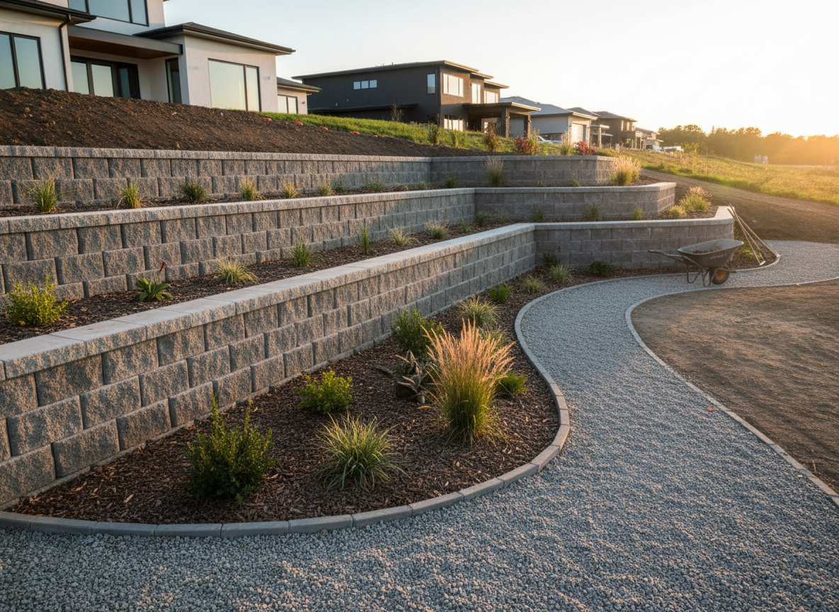 Retaining Walls in Newcastle | East Coast Paving