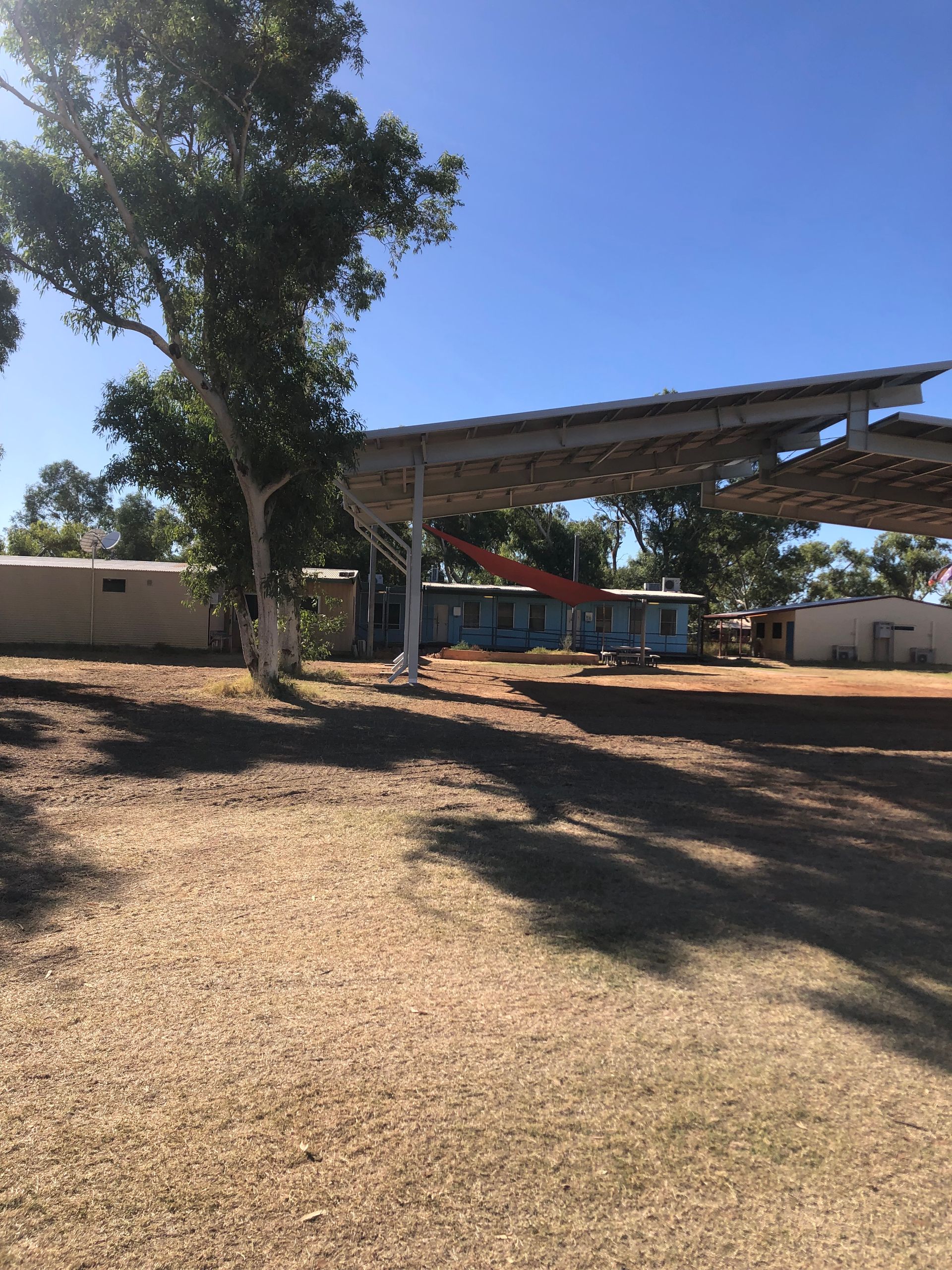 Willowra School, Shade Structure, Basketball Court and Playground