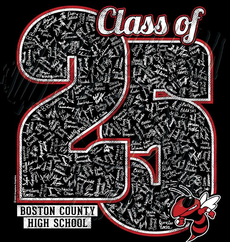 AMZS23- Graystone Senior Class Signature Tees
