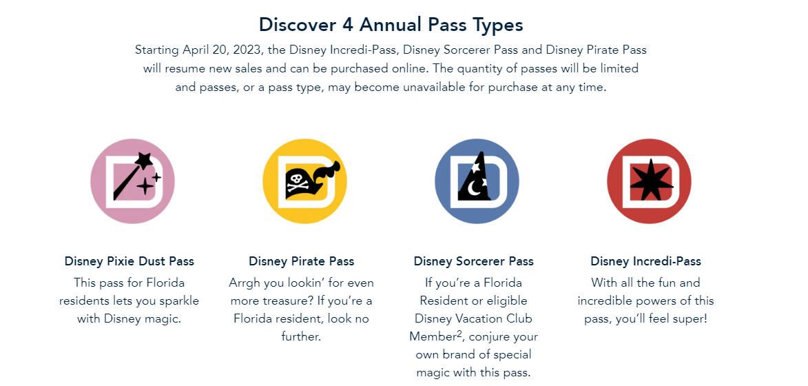 Disney Passholder News: Annual Passes on Sale April 20th + Skip (Most ...