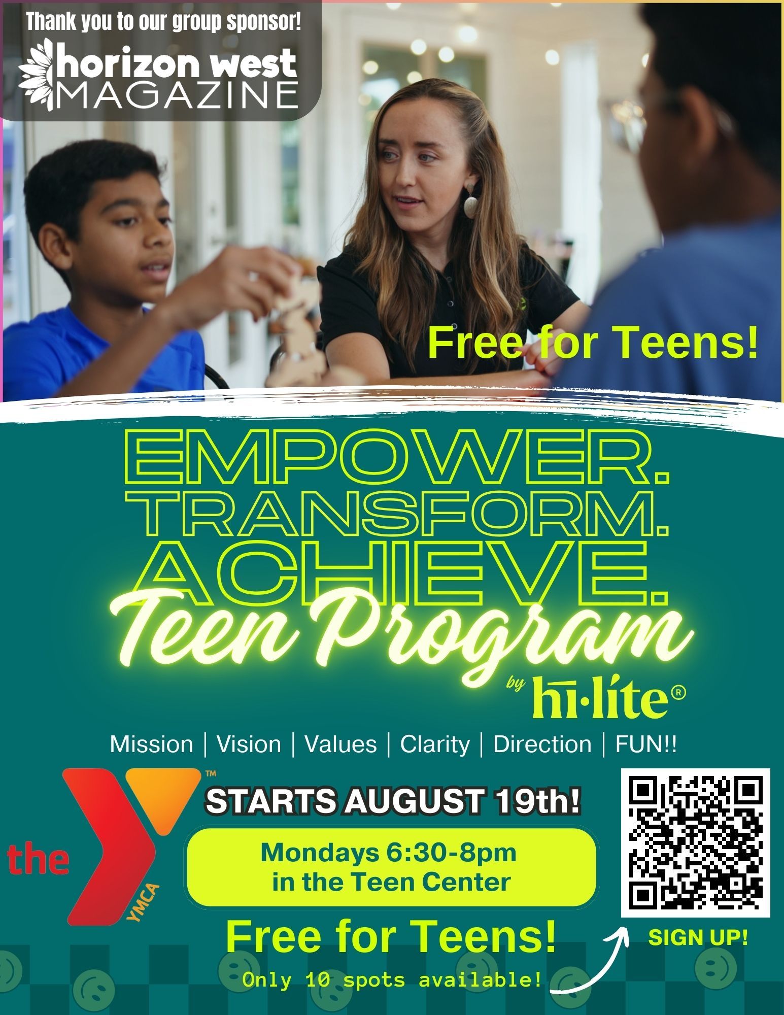 HW Magazine Proudly Provides Level-Up Life Skills Sponsorship