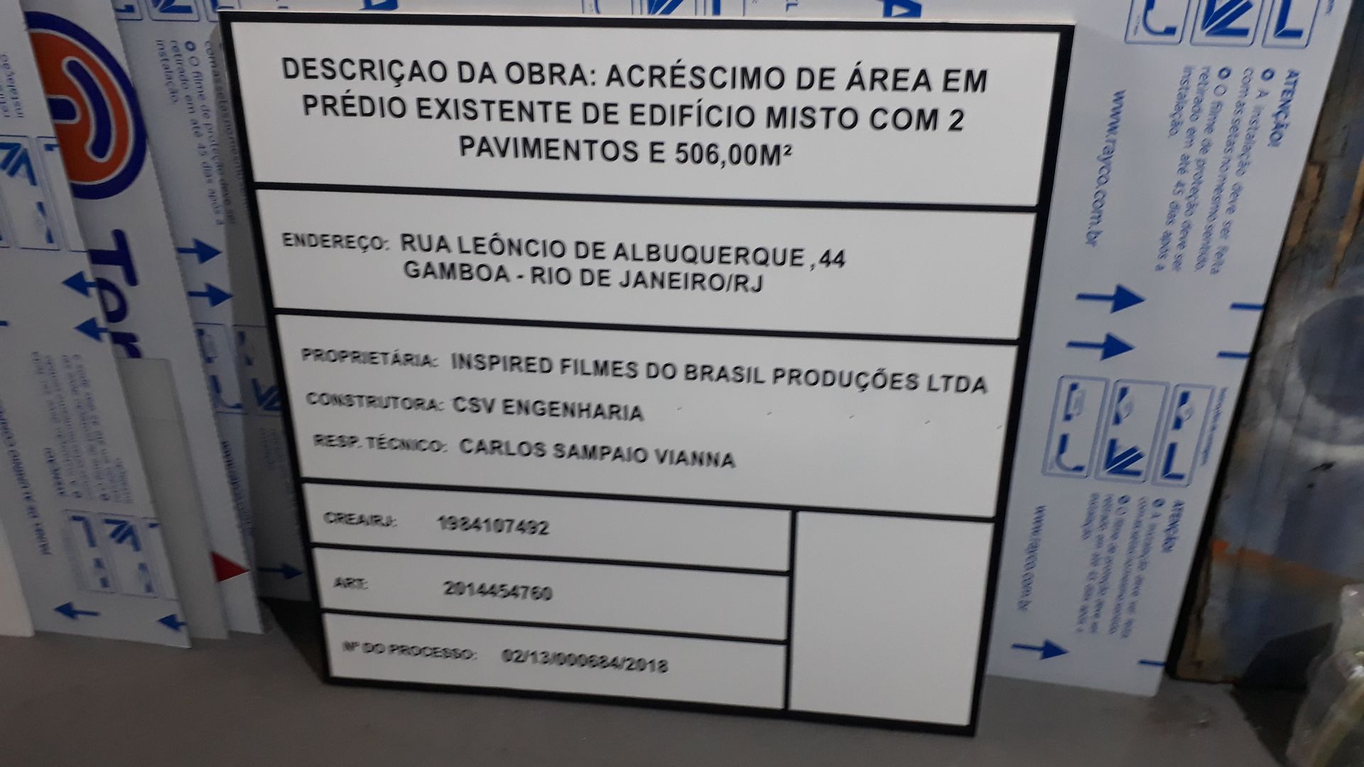 Placas de Obra