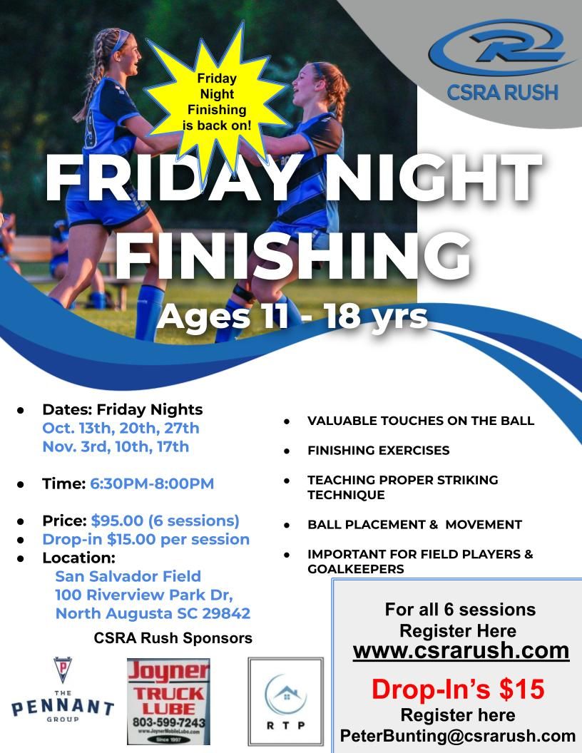 Friday Night Finishing