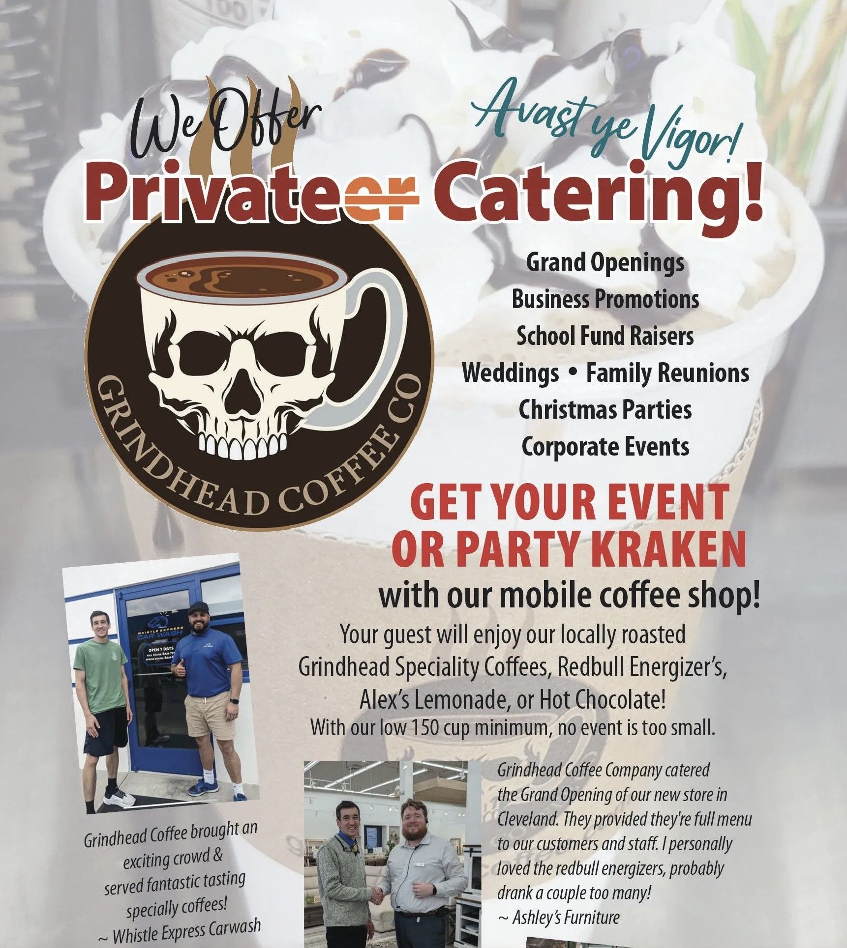 Mobile Coffee Events | Chattanooga, TN | Grindhead Coffee Co