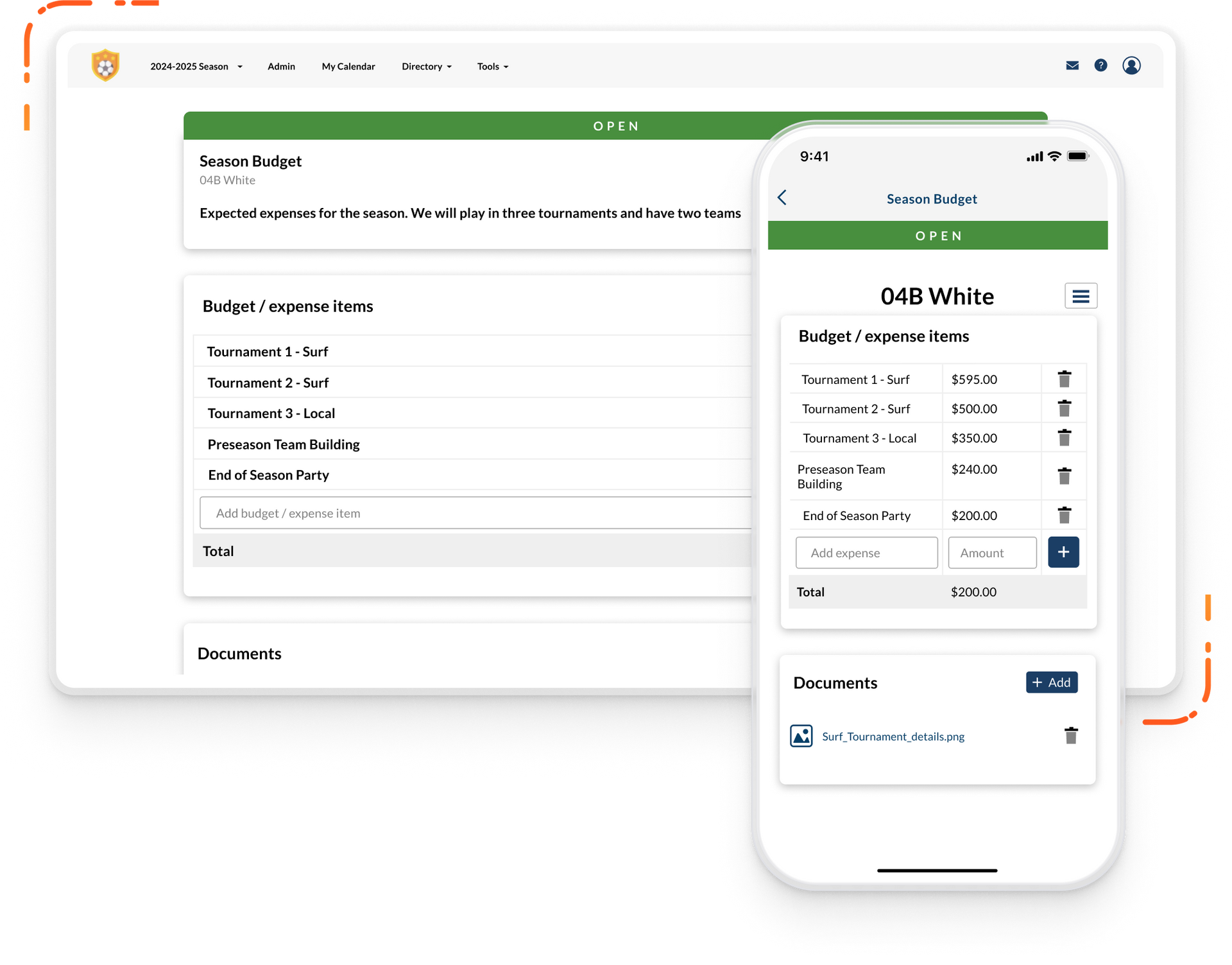 Team Budgets and Team-Specific Payments | Byga