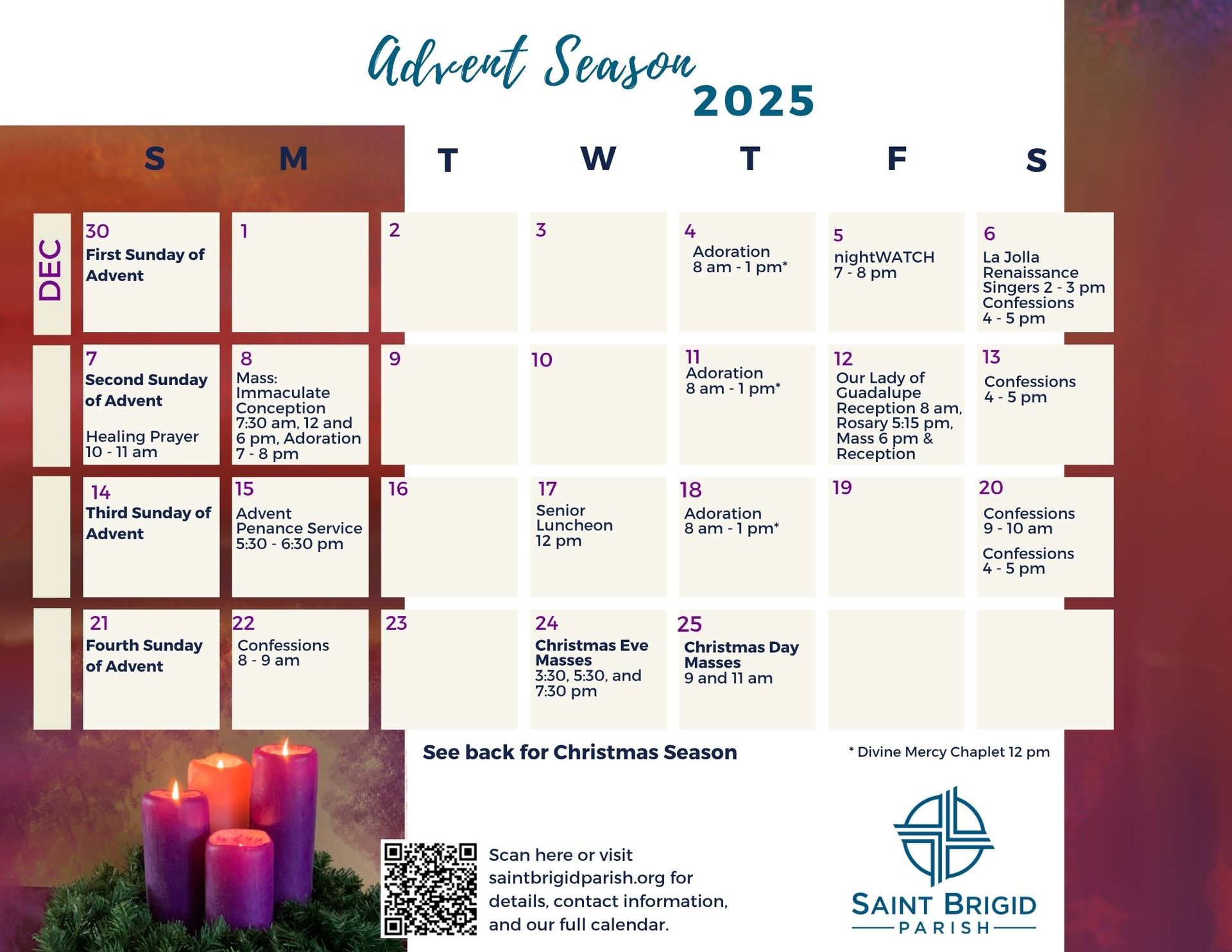 Advent | Saint Brigid Parish | Catholic Church