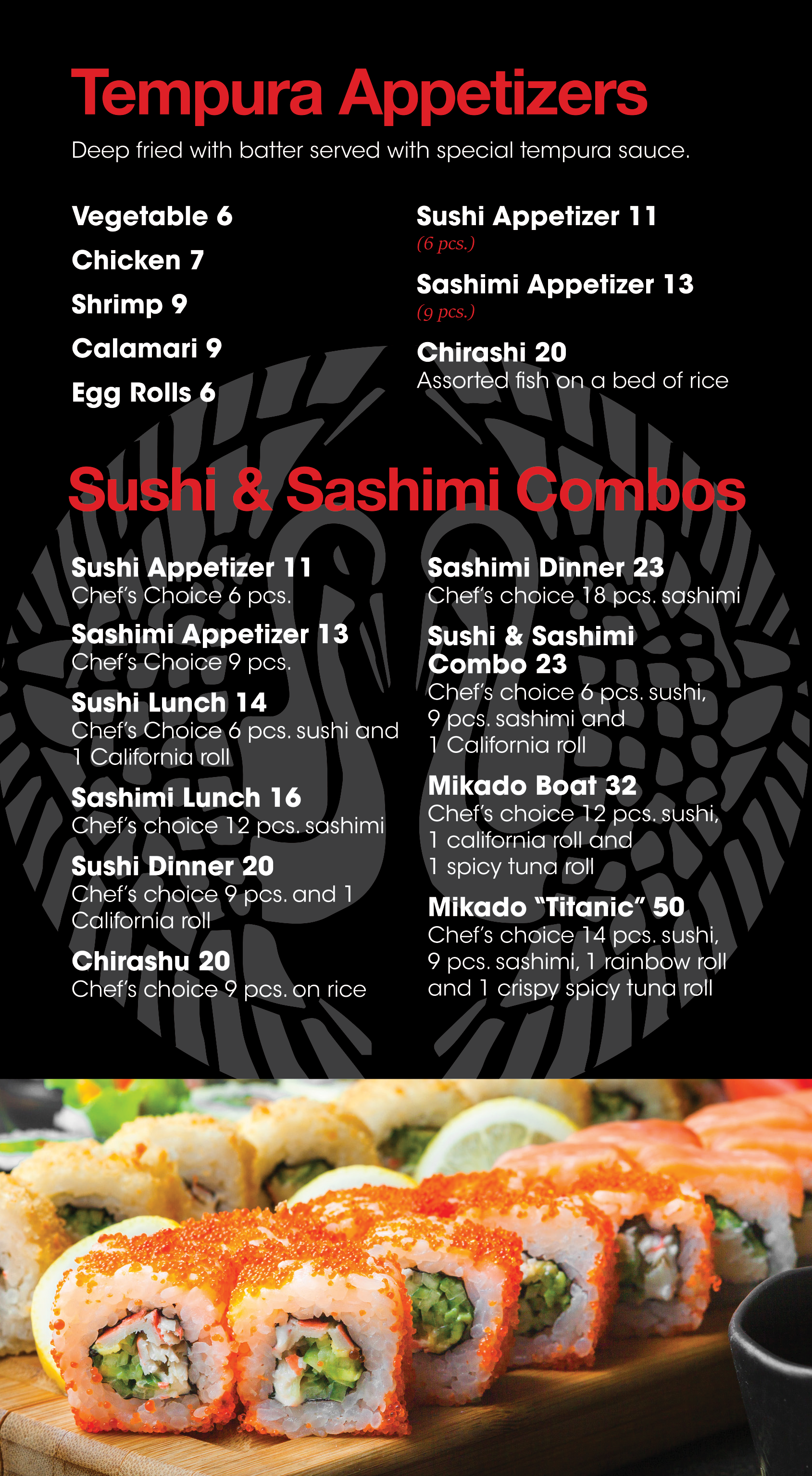 Mikado | Full Menu | Mechanicsburg, PA