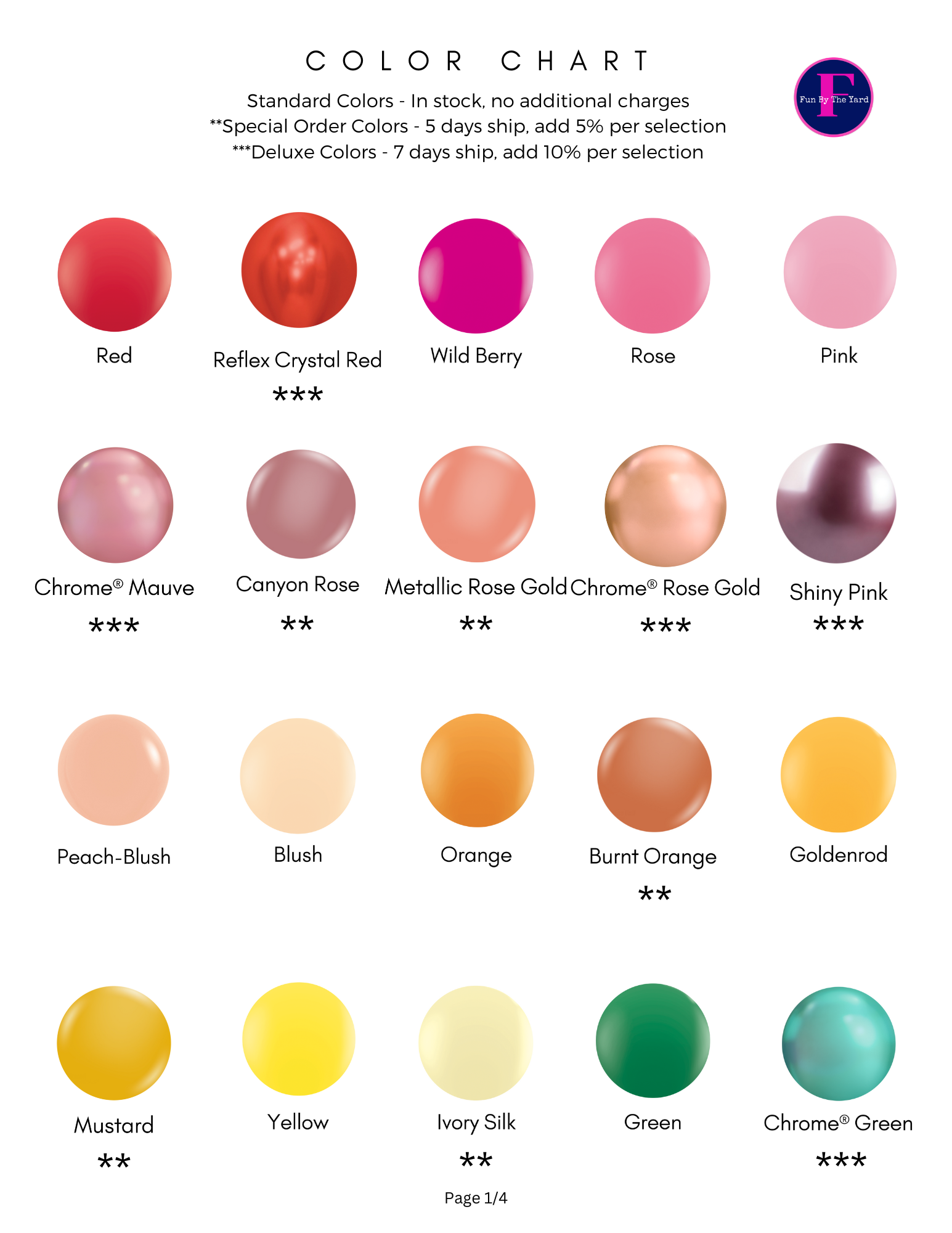 Color Chart