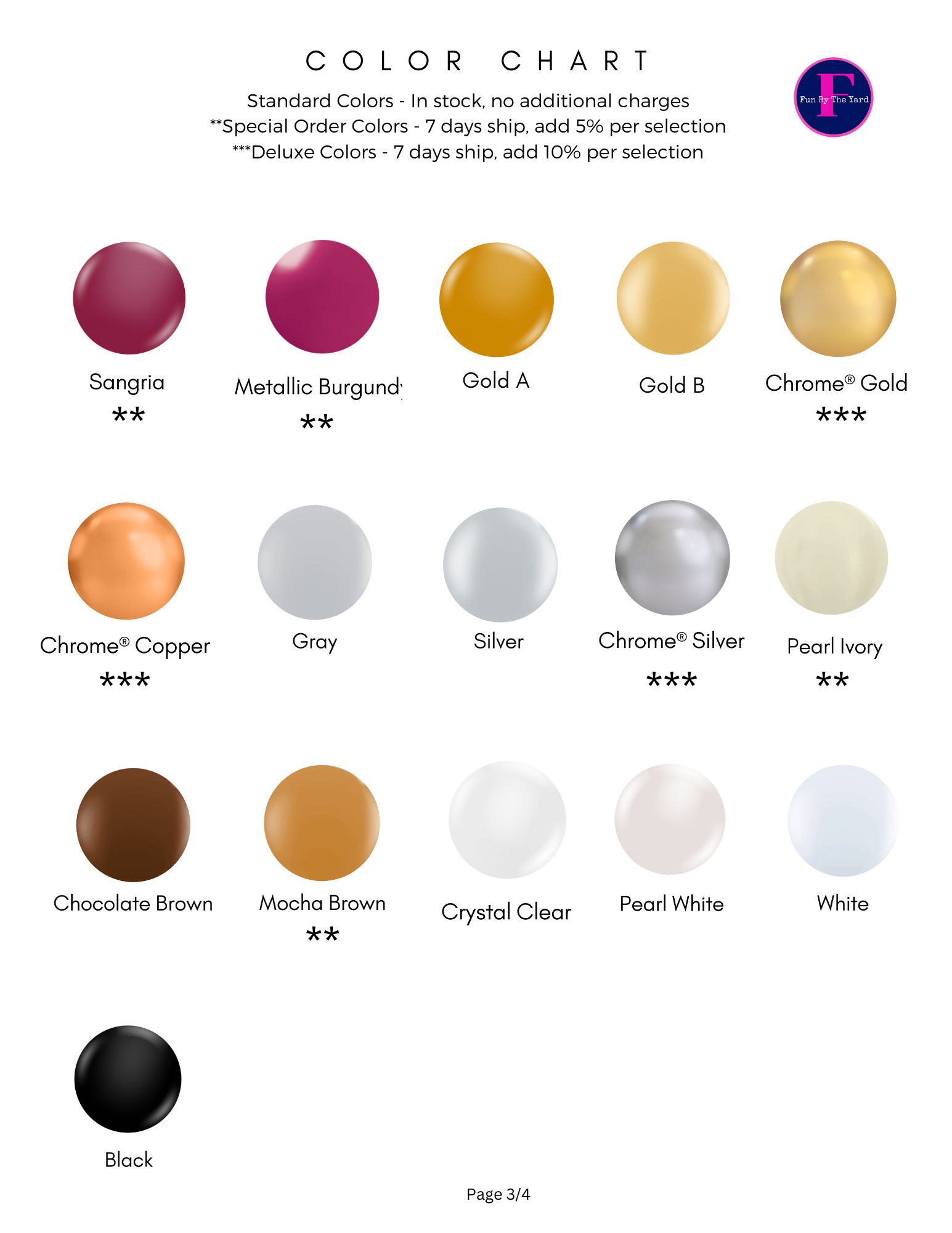 Color Chart