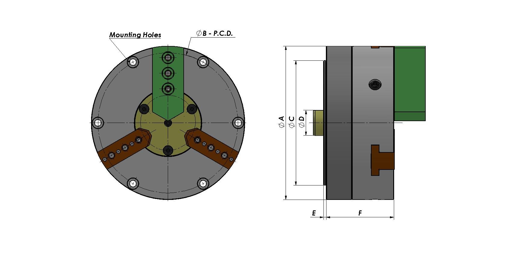 PML-PAL | High Precision Turning Air Chuck