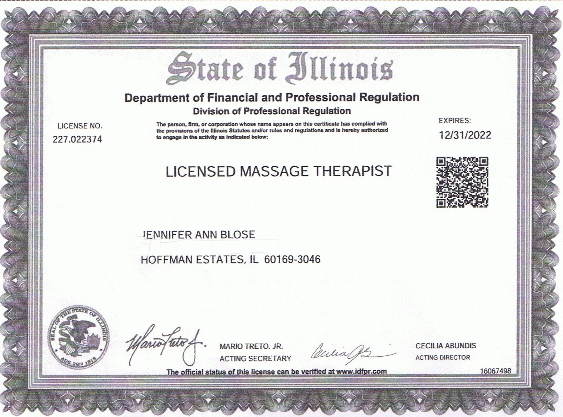 About Purpose Massage