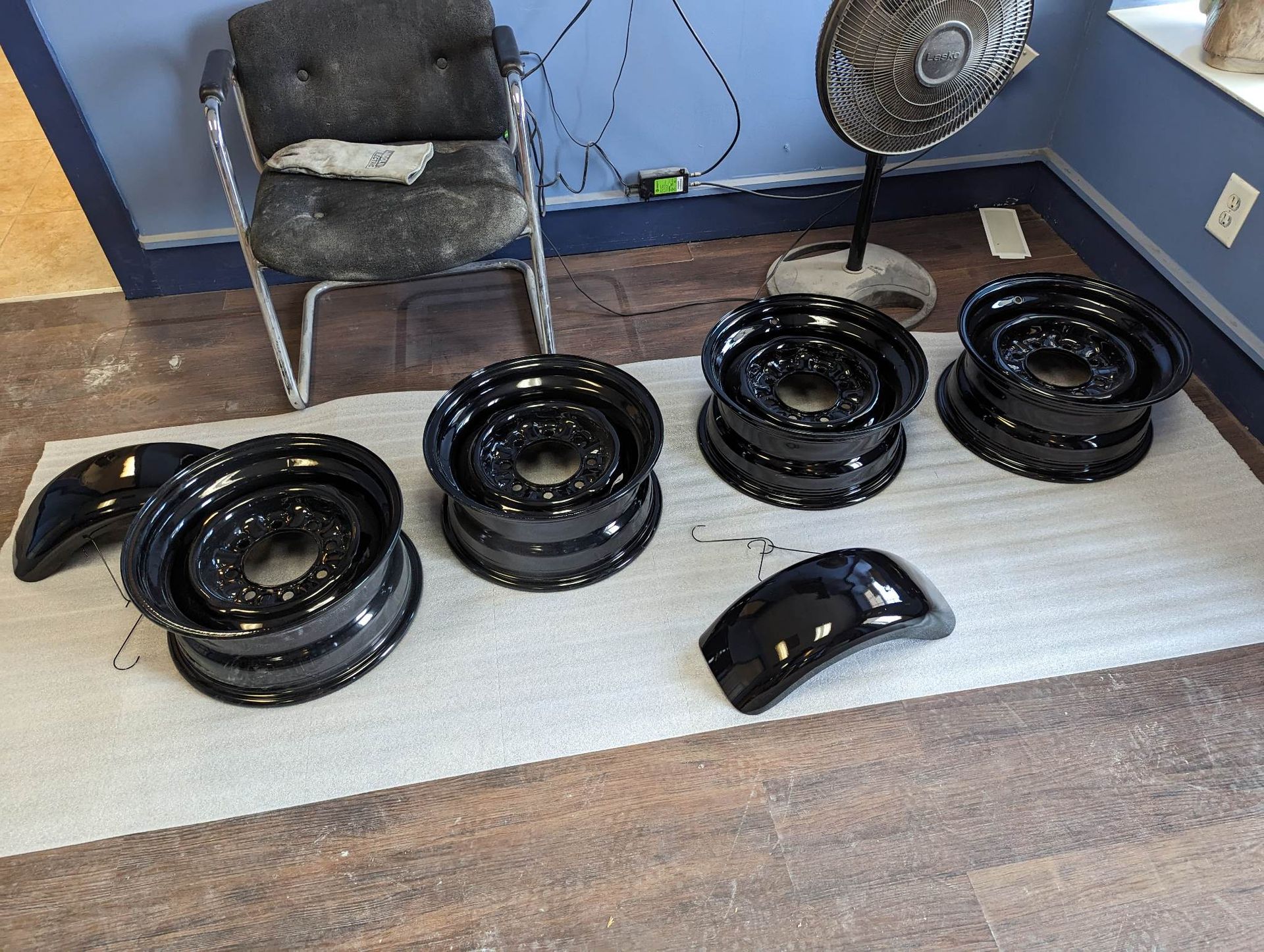 Powder coating projects