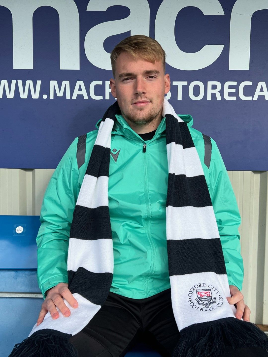 OXFORD CITY SIGN JACK BYCROFT ON LOAN