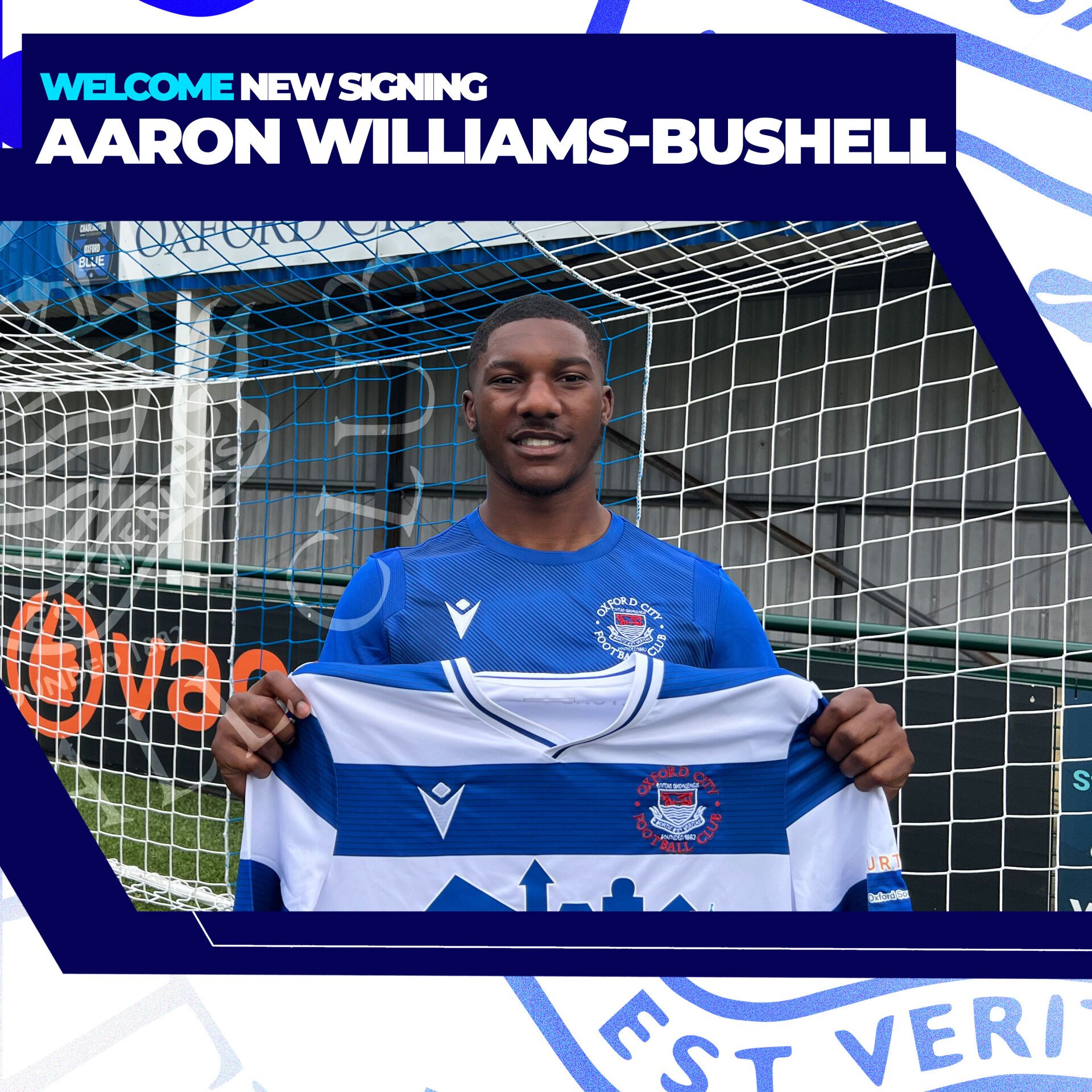 Oxford City sign Aaron Williams-Bushell
