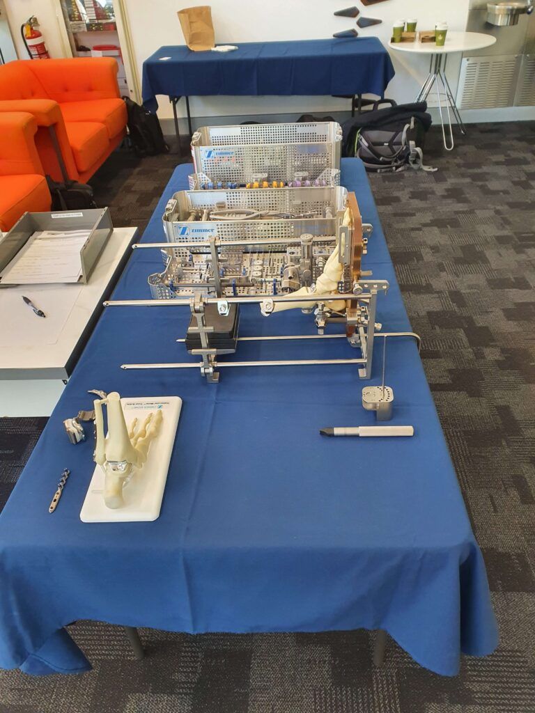 ANKLE REPLACEMENT CADAVER WORKSHOP