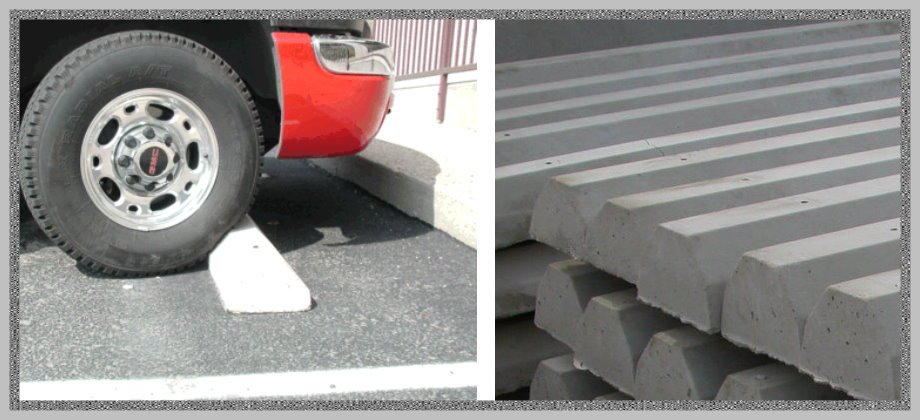 Car Wheel Stops | Dallas & San Antonio, TX | Macon Precast Concrete, LLC