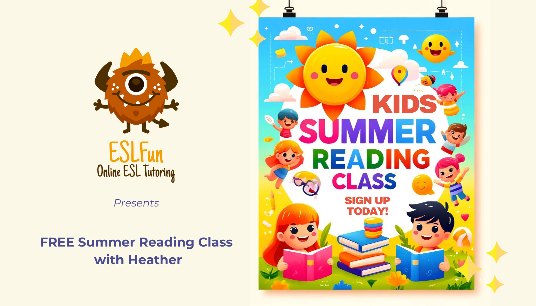 FREE Summer Reading Class with Heather