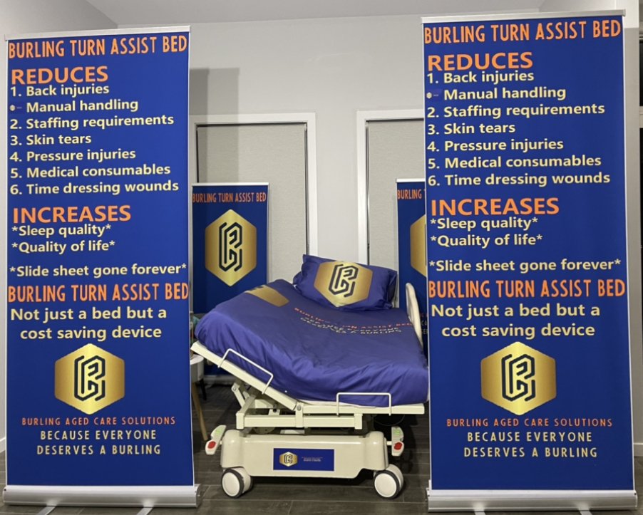 Burling Aged Care Solutions - The Burling Turn Assist Bed