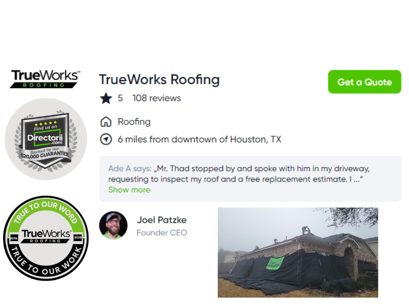 TrueWorks Roofing | Commercial & Residential Roofing Company Houston