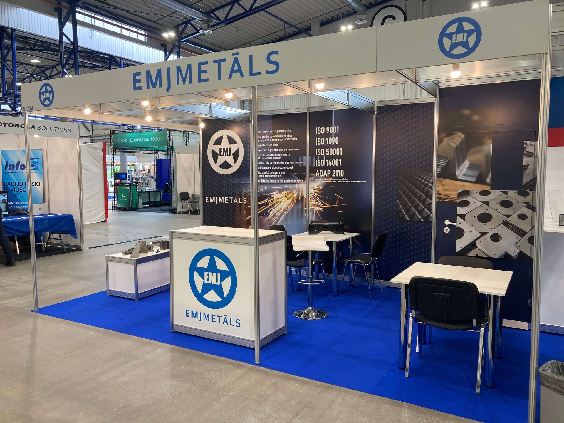 "EMJ Metāls" SIA participated in the exhibition BALTTECHNKA 2024 in ...