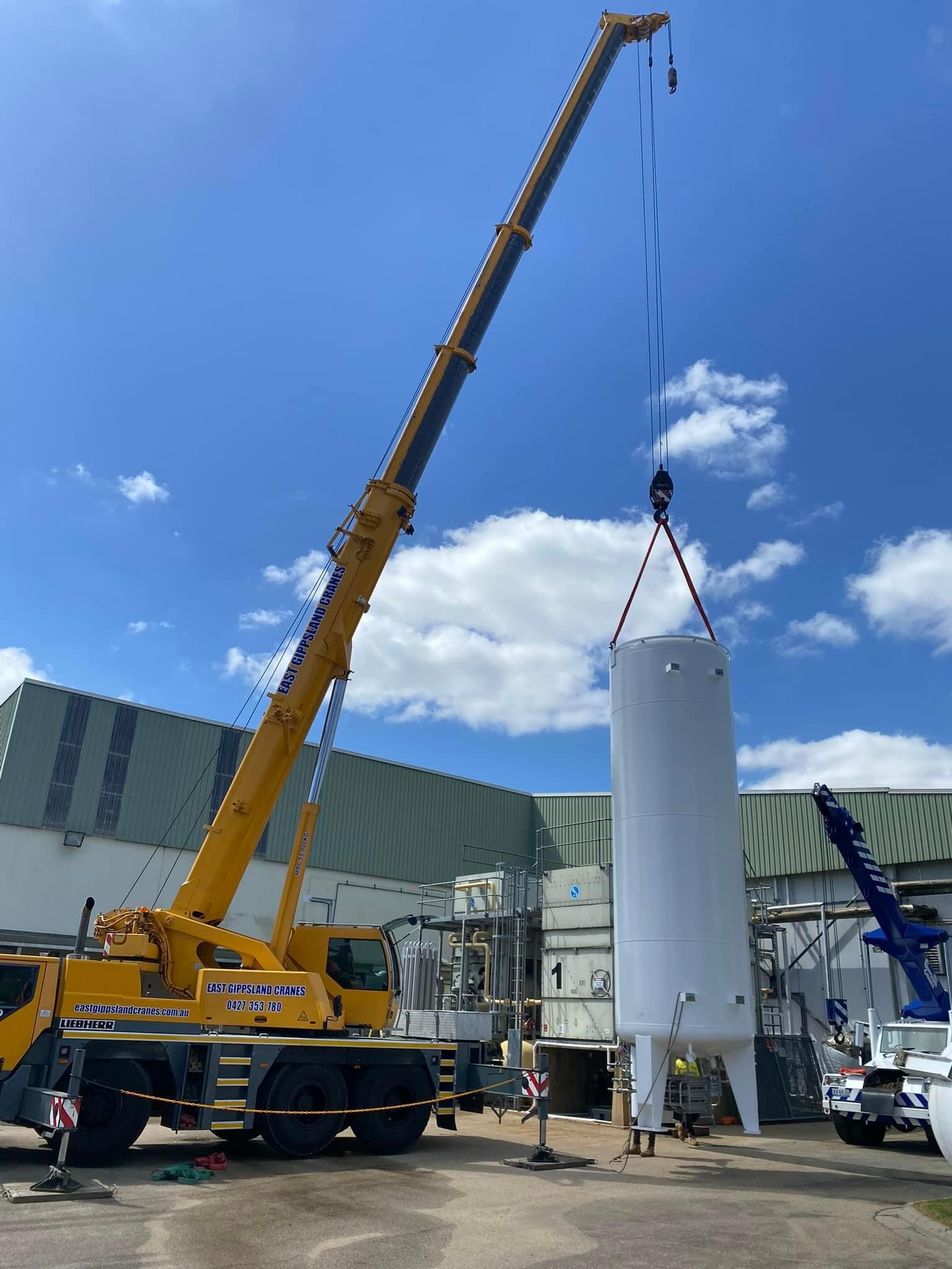 55t Liebherr Crane Hire Services | Bairnsdale, VIC | EGC