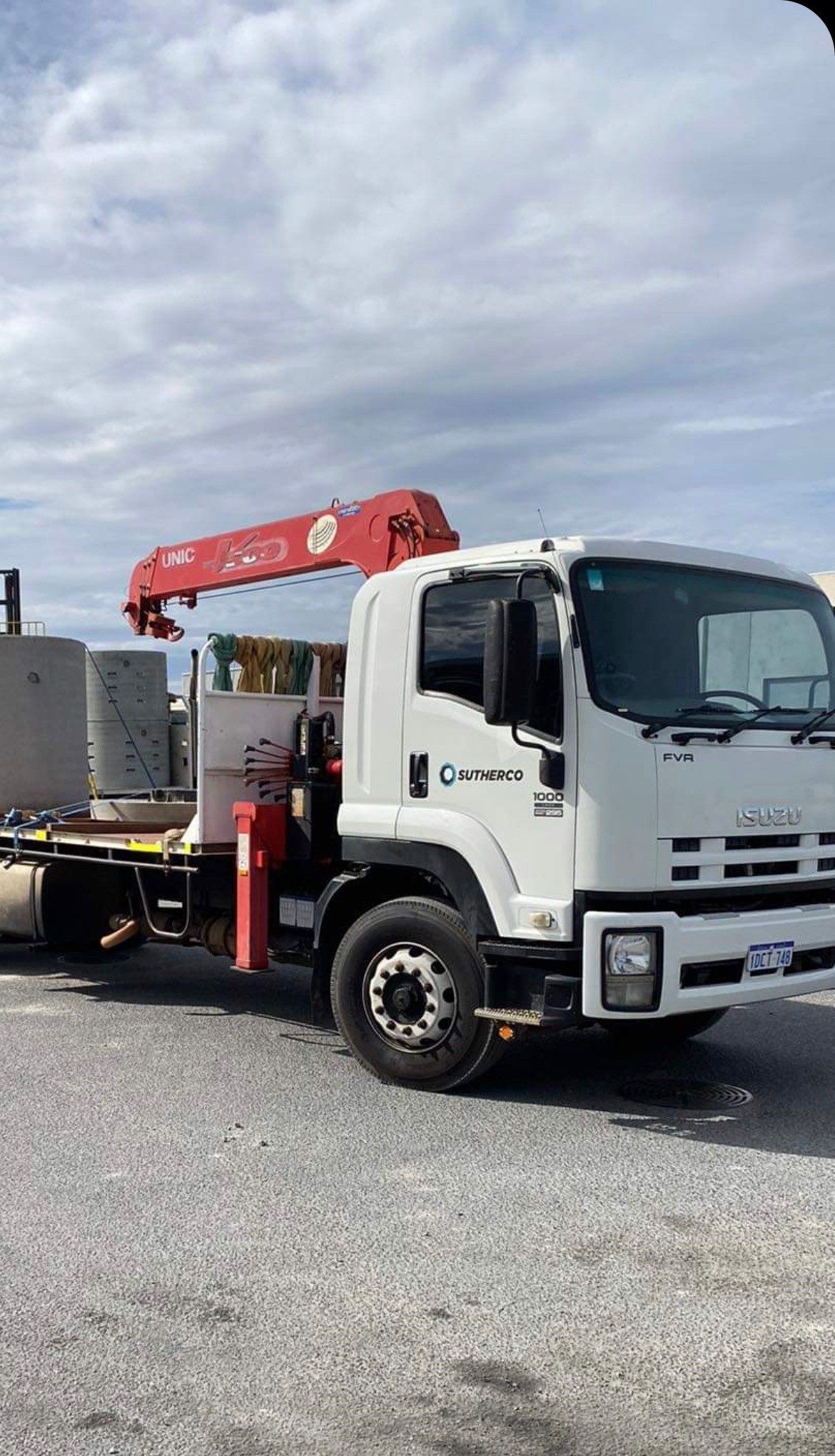 Sutherco | Mine Spec HIAB Crane Hire | Wet & Dry Hire