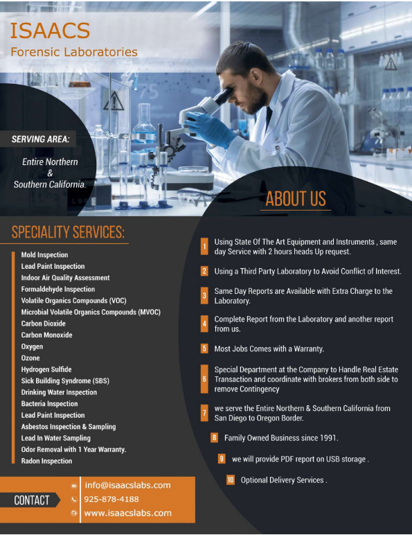 Mold Remediation & Environmental Consulting | Isaac's Forensic ...