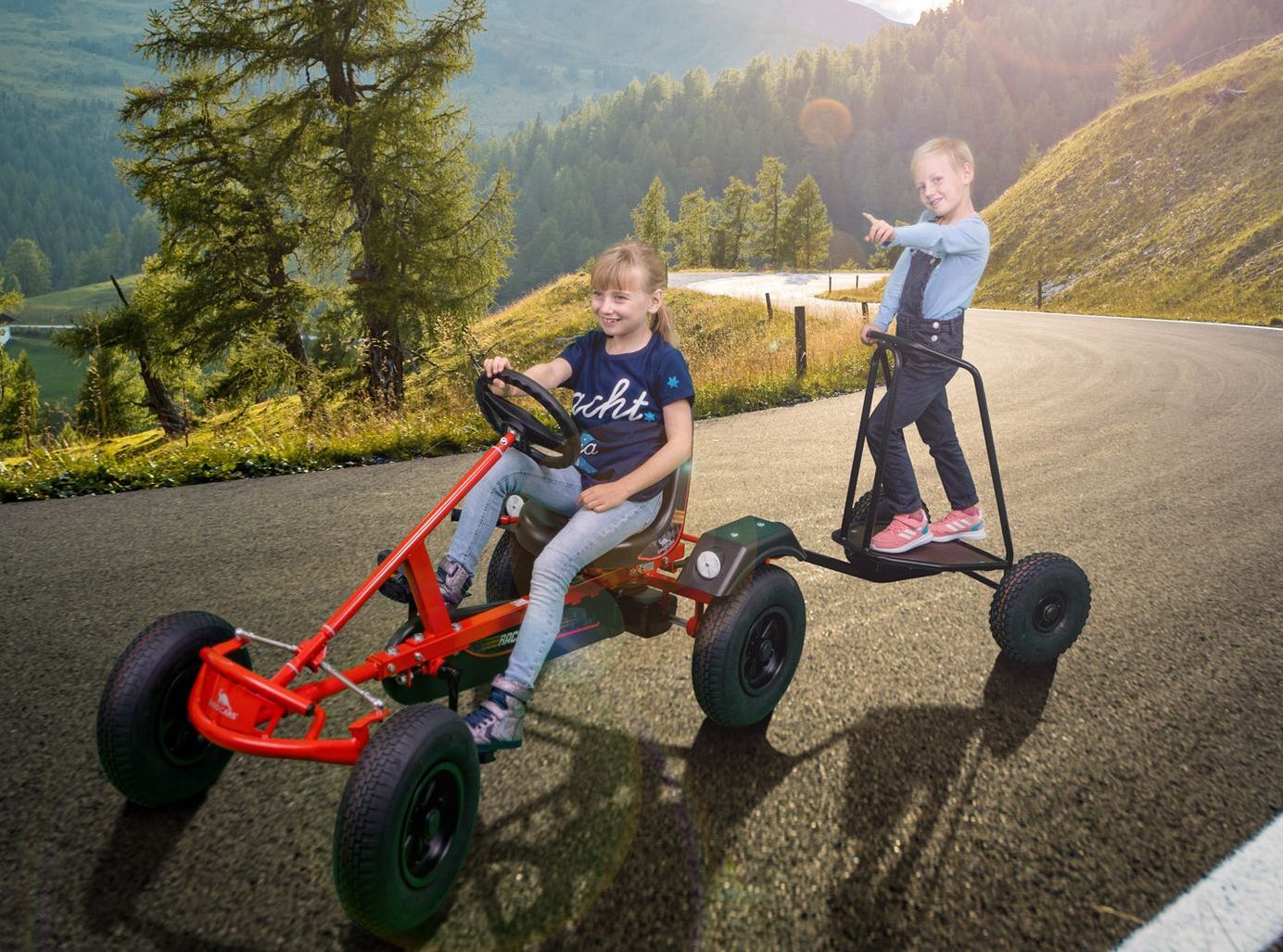 Dino-Cars go-karts for outdoor kids