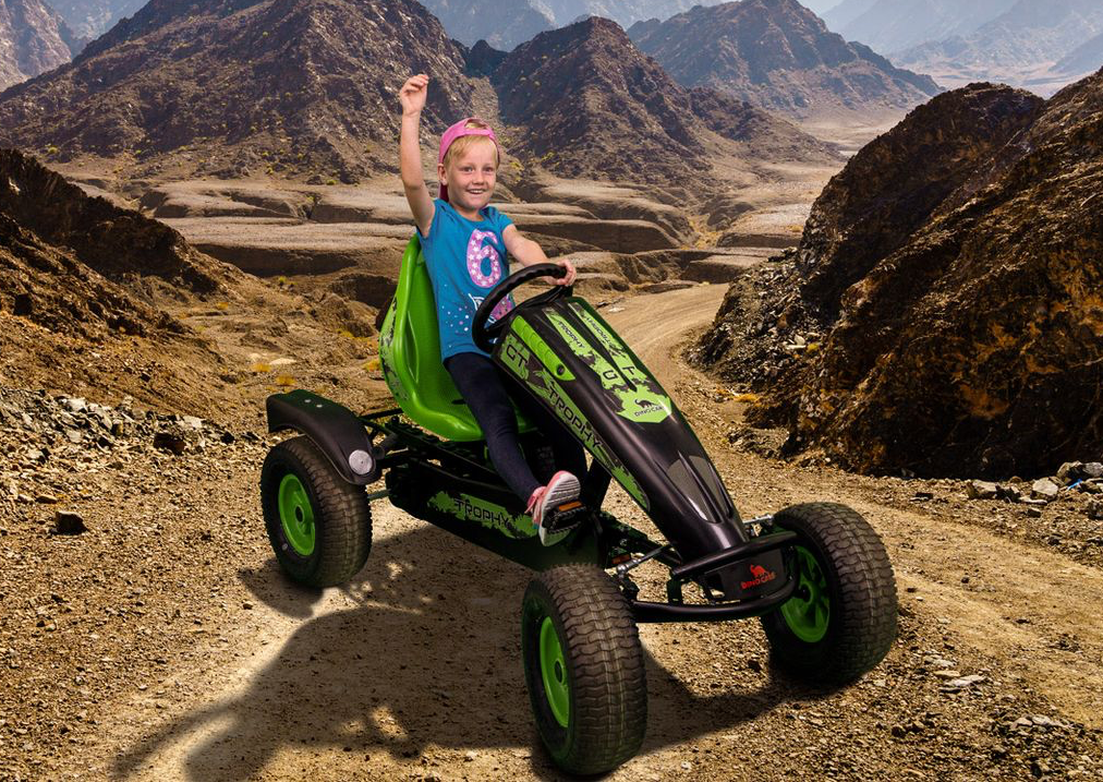 Dino-Cars go-karts for outdoor kids
