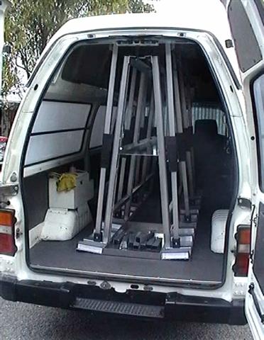 The Glass Racking Company NZ - Glass Transport Solutions, A-frame racks