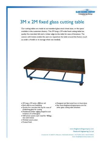 The Glass Racking Company NZ, Glass Cutting Tables