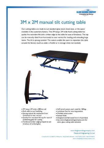 The Glass Racking Company NZ, Glass Cutting Tables
