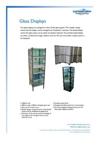 The Glass Racking Company Flat Glass Displays systems for single and ...