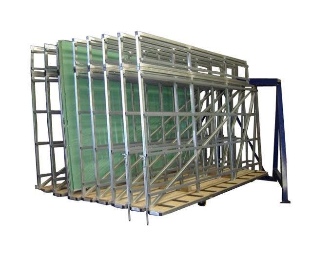 The Glass Racking Company NZ, Swing Racking Glass Storage