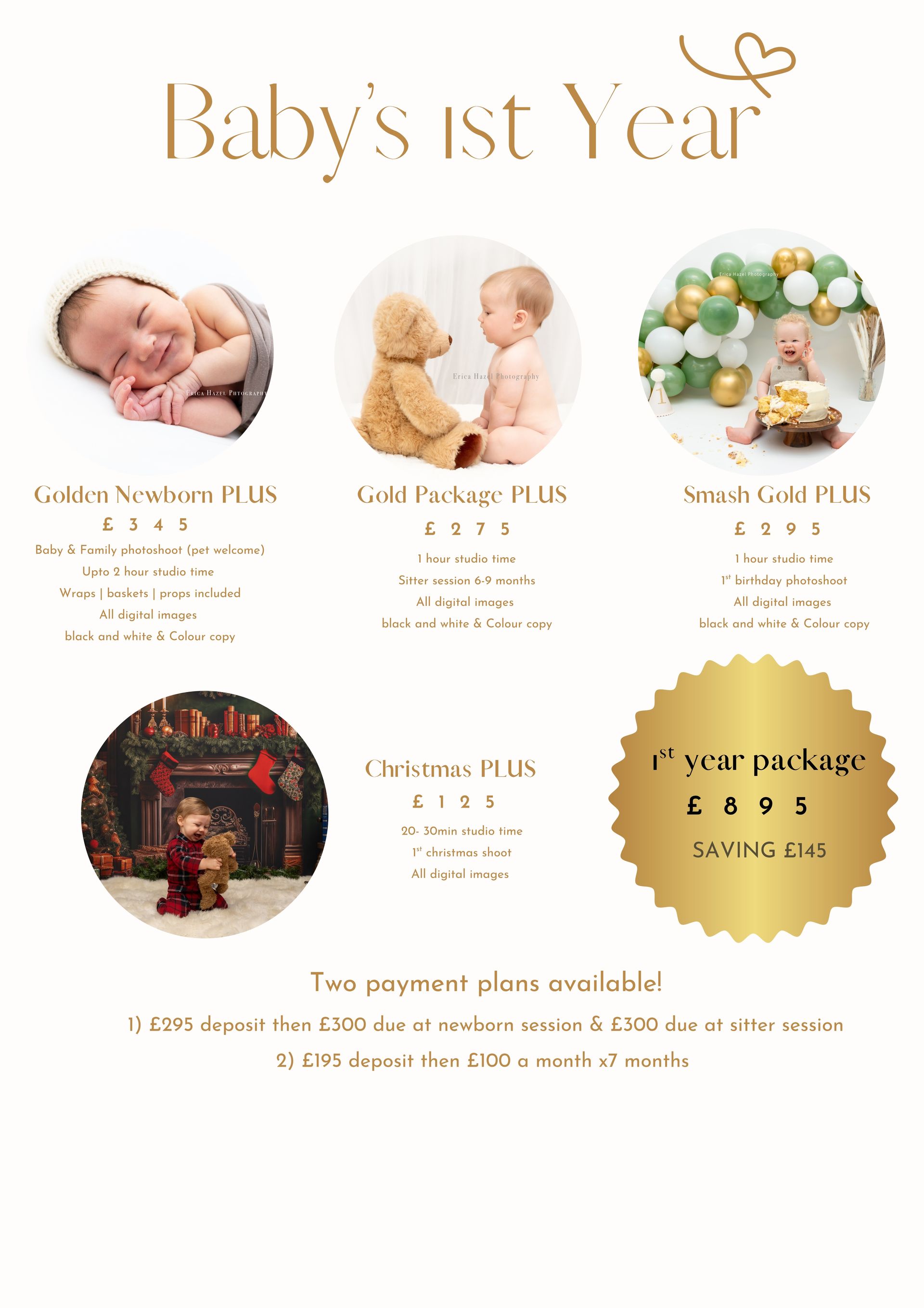 Baby’s First Year Package Doncaster | Newborn to 1st Birthday Photography