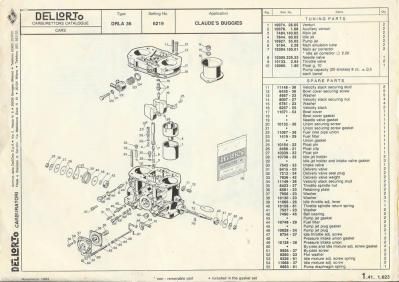 Dellorto DRLA Parts