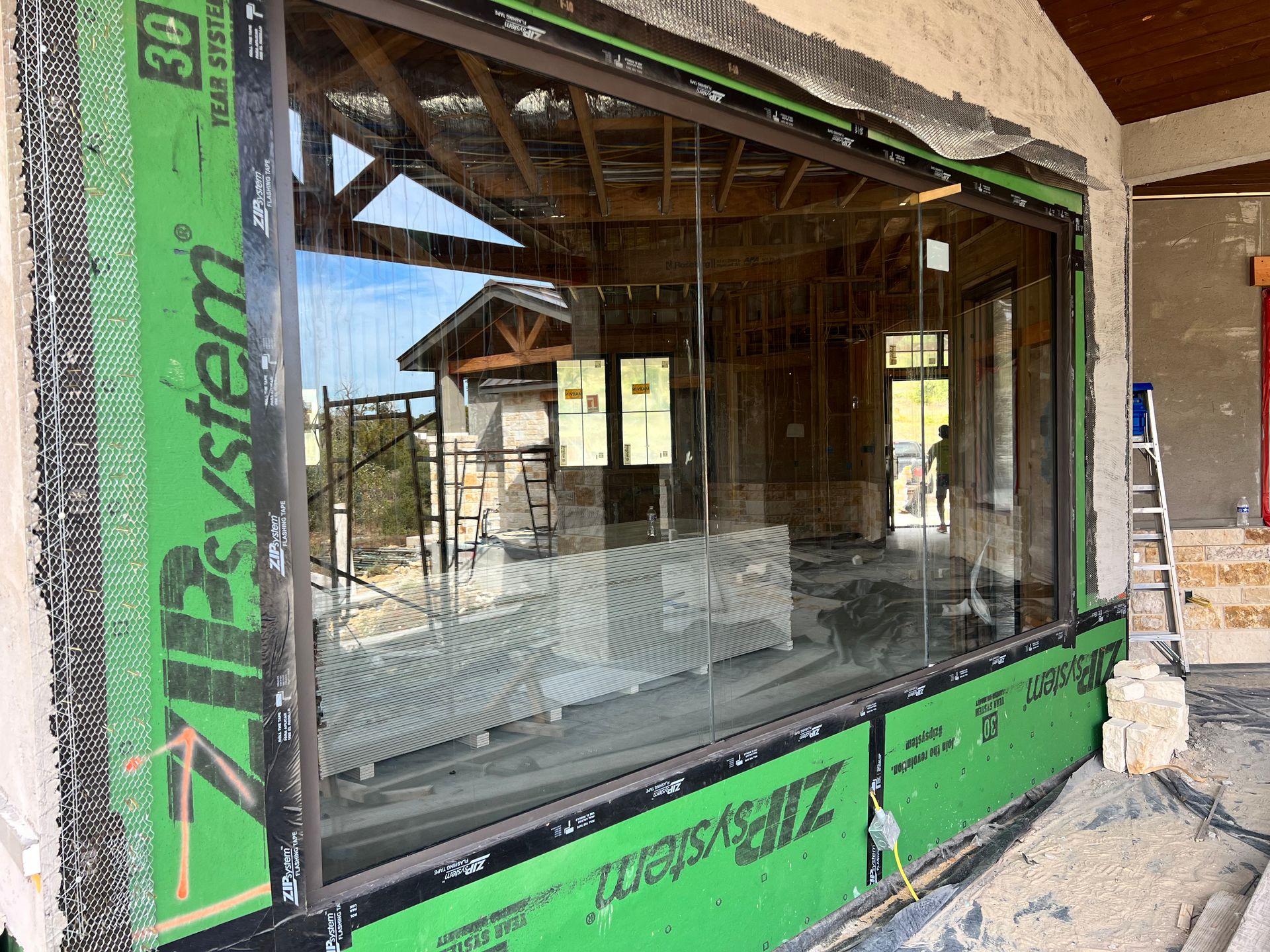 BUTTED GLASS WINDOWS