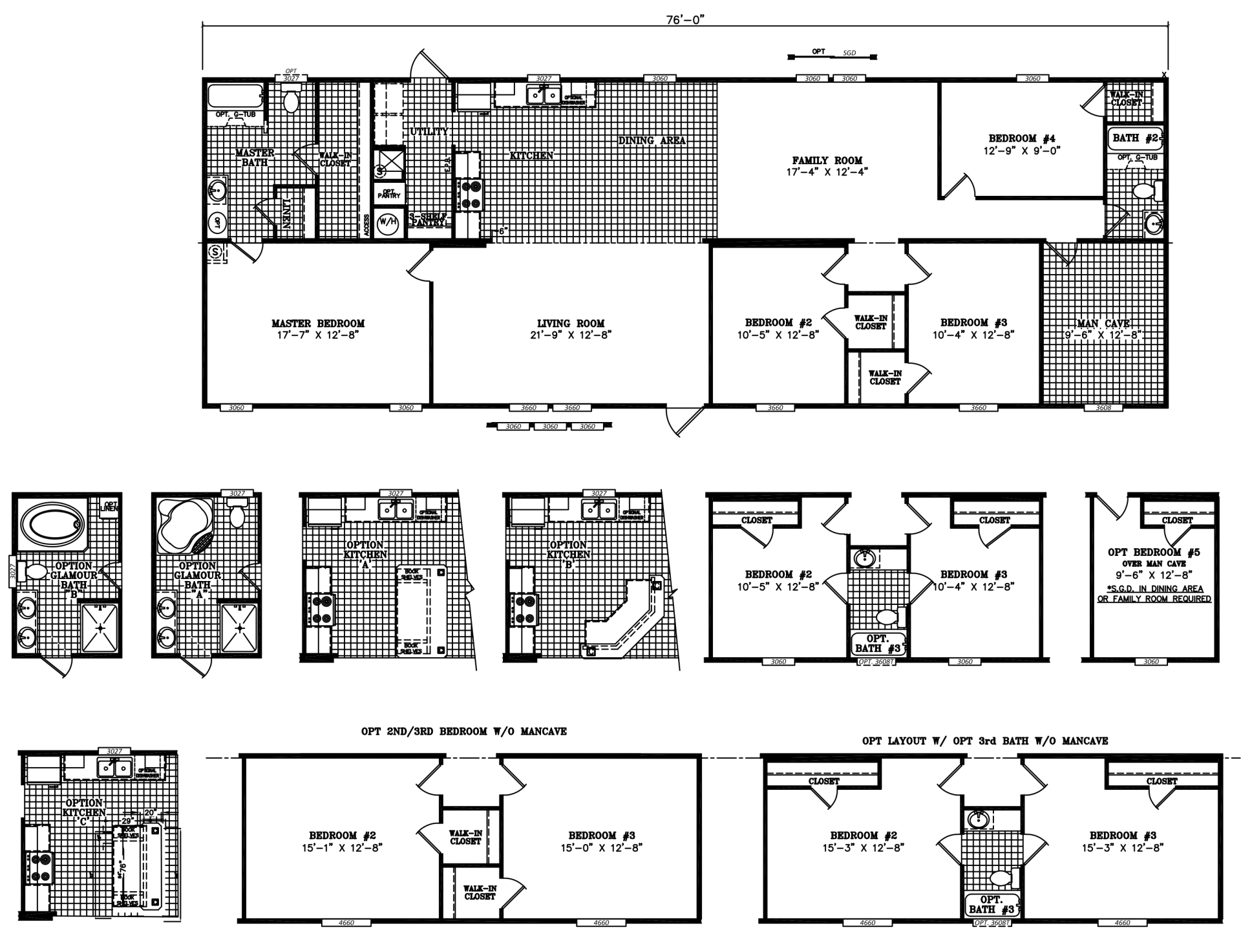 The Boujee Manufactured Home Floorplan in Columbus GA - Preferred