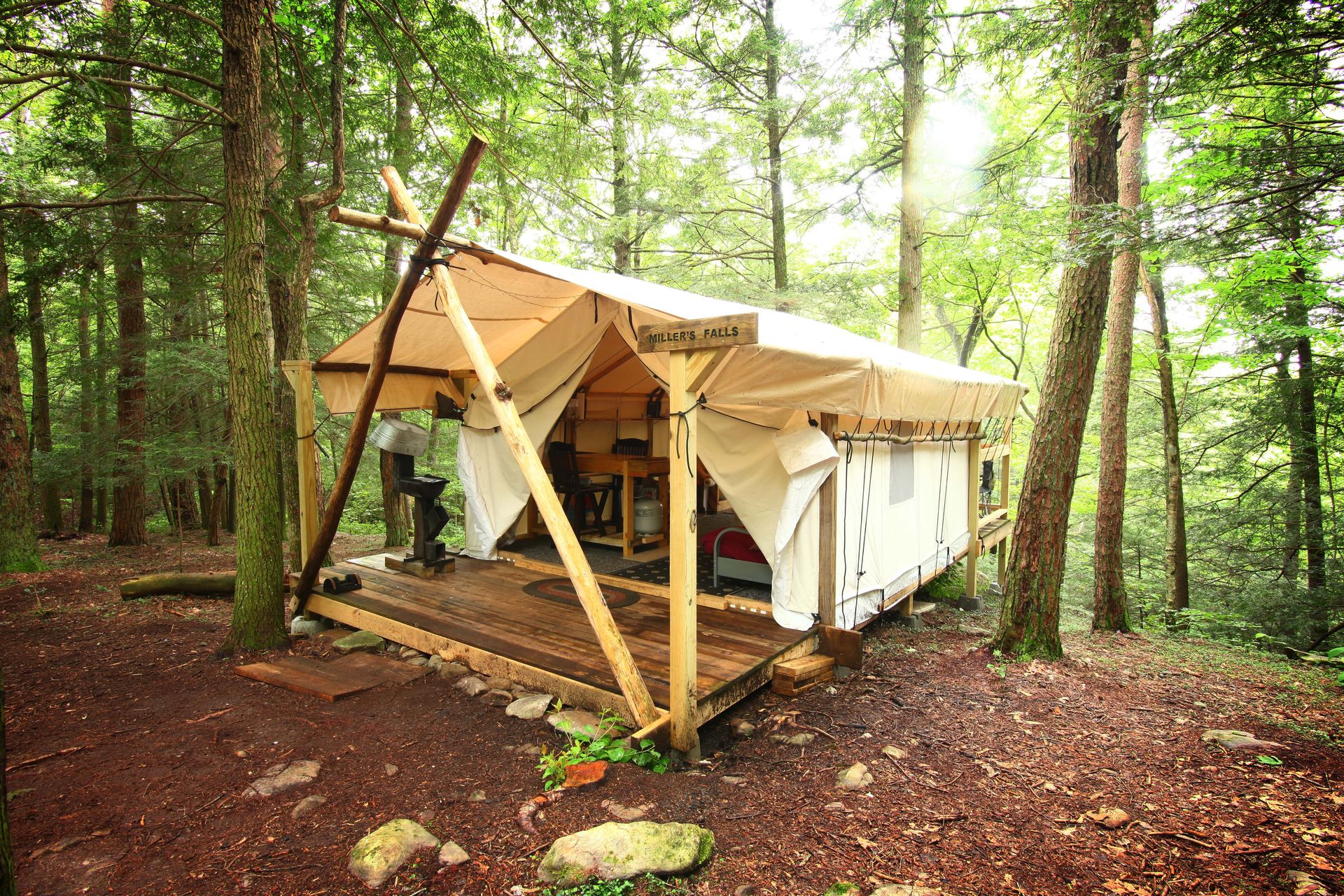 Top-O-The-Falls Glamper | The Falls at Sewanee Creek