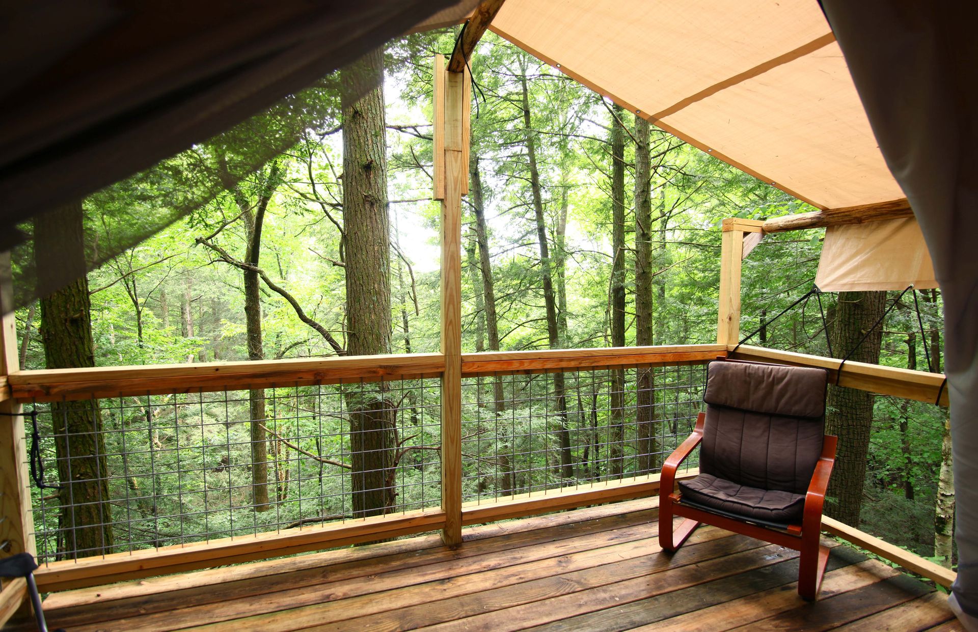 Top-O-The-Falls Glamper | The Falls at Sewanee Creek